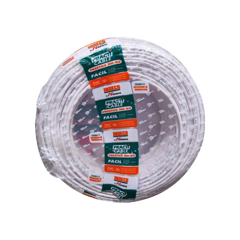 Cable NH-80 1.5mm2 450/750V libre halógeno blanco, clase 2, x rollo ...