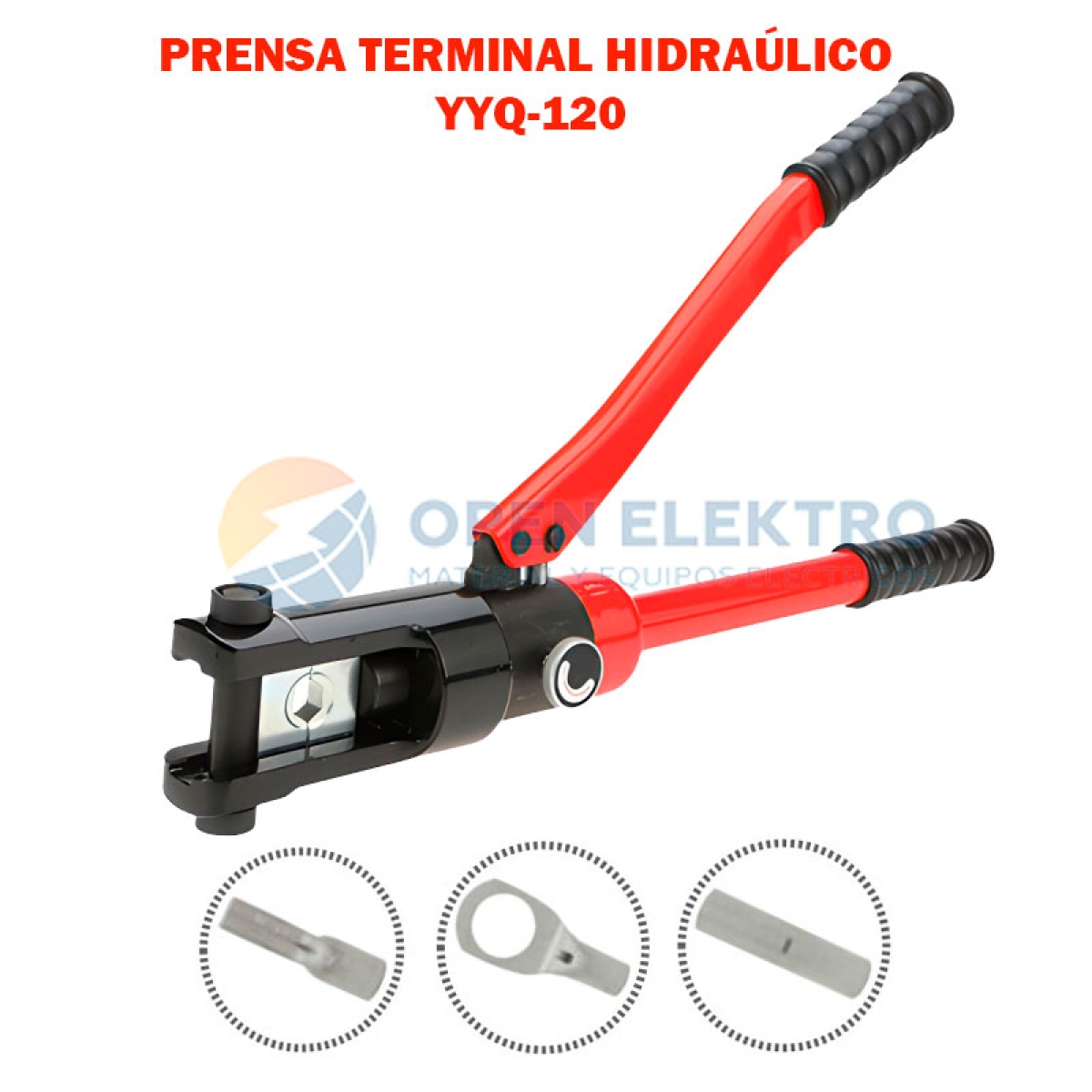 PRENSA TERMINAL HIDRAÚLICA YYQ-120MM2 - JElectric Perú